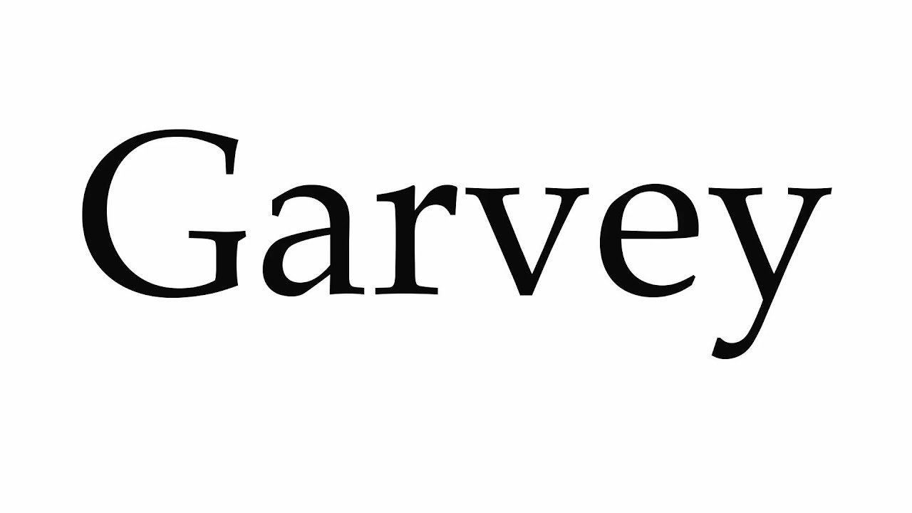 How to Pronounce Garvey - YouTube