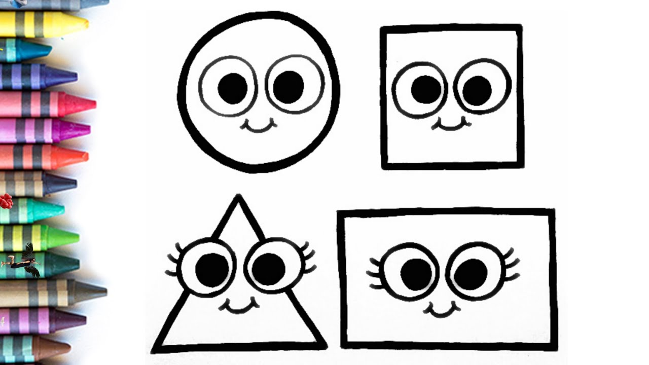How to draw Shapes | Easy Drawings for Kids | Drawings - YouTube