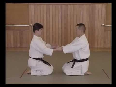 Yoshinkan Aikido - Suwari Waza Ryote Mochi Iriminage Ichi - YouTube