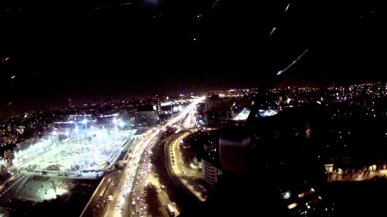 Helicoptere Héliport by Night Hélihorizon - YouTube