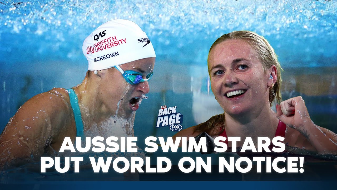 The Aussie Swim stars eyeing Paris Olympic glory | The Back Page | Fox ...