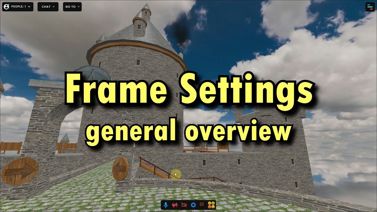 Settings of FrameVR (general overview) - YouTube