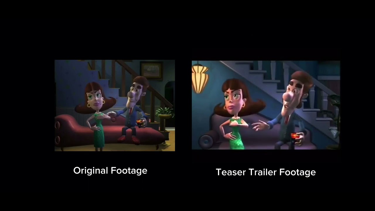 Jimmy Neutron: Boy Genius Teaser Trailer Footage Comparison - YouTube