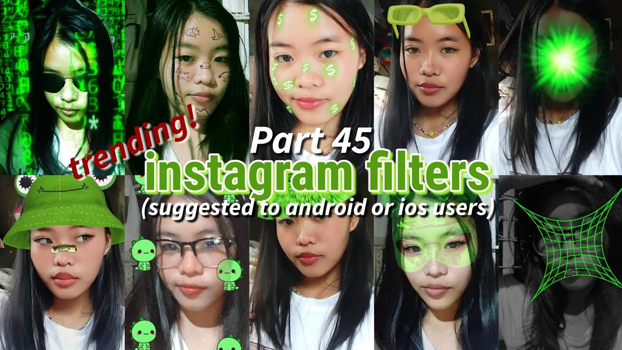 🥑GREEN AESTHETIC INSTAGRAM FILTERS | for android and ios users PART 45🥝 ...