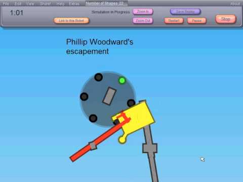 Philip Woodward's escapement animation - YouTube