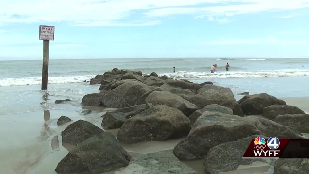 Georgia surf instructor bitten by shark revisits beach, recalls attack ...