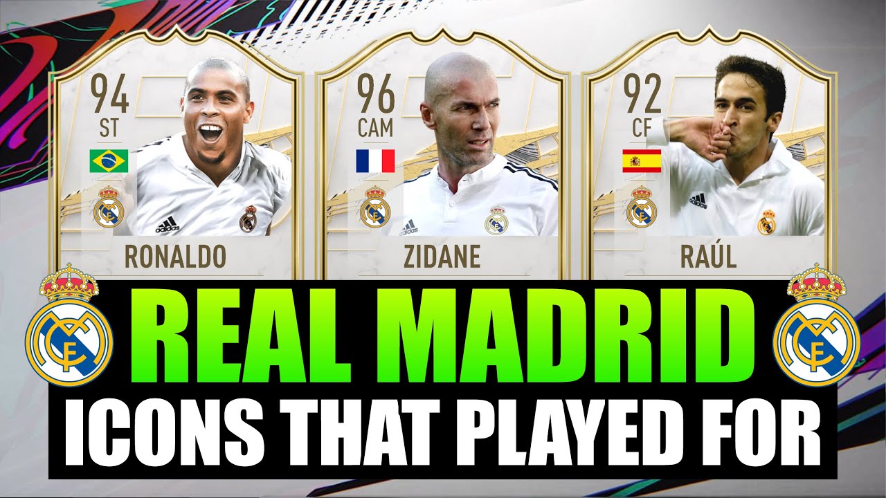 FIFA 21 | FOOTBALL ICONS THAT HAVE PLAYED FOR REAL MADRID | Zidane ...