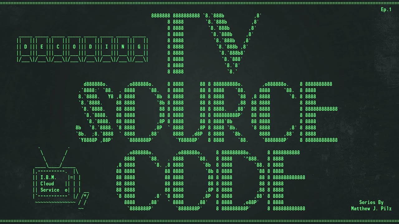 Decoding TV Source Code: IBM Cloud - YouTube