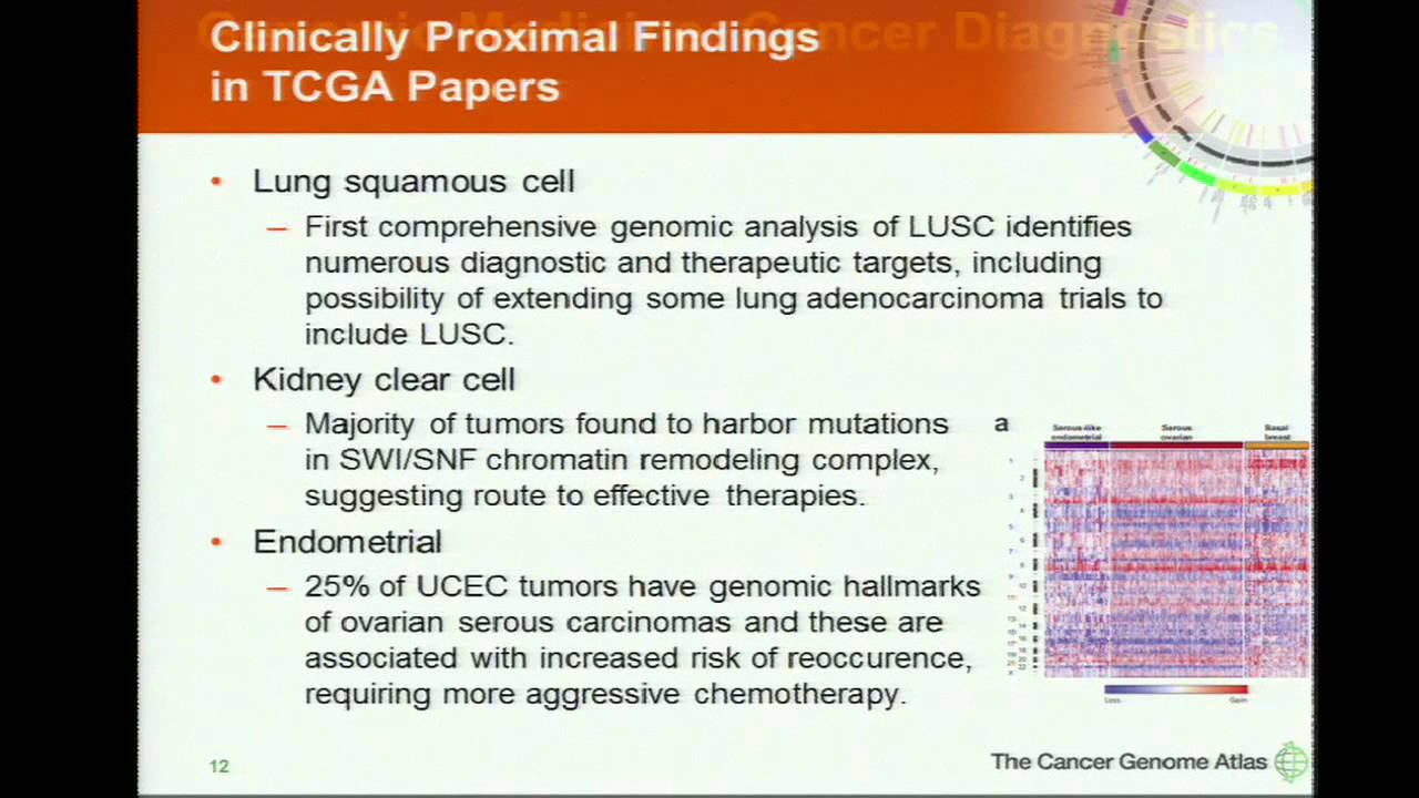 TCGA Project Update - Brad Ozenberger - YouTube