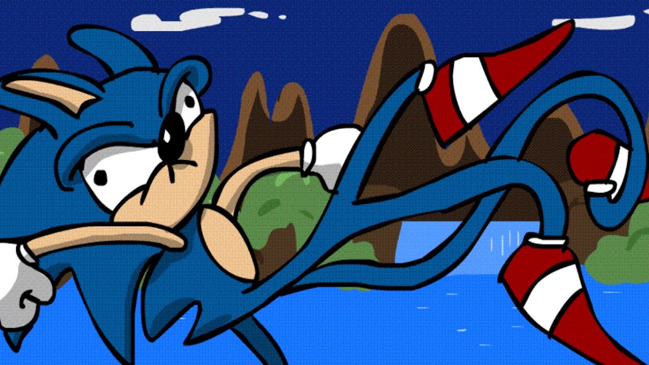 Dumb Running Sonic - YouTube