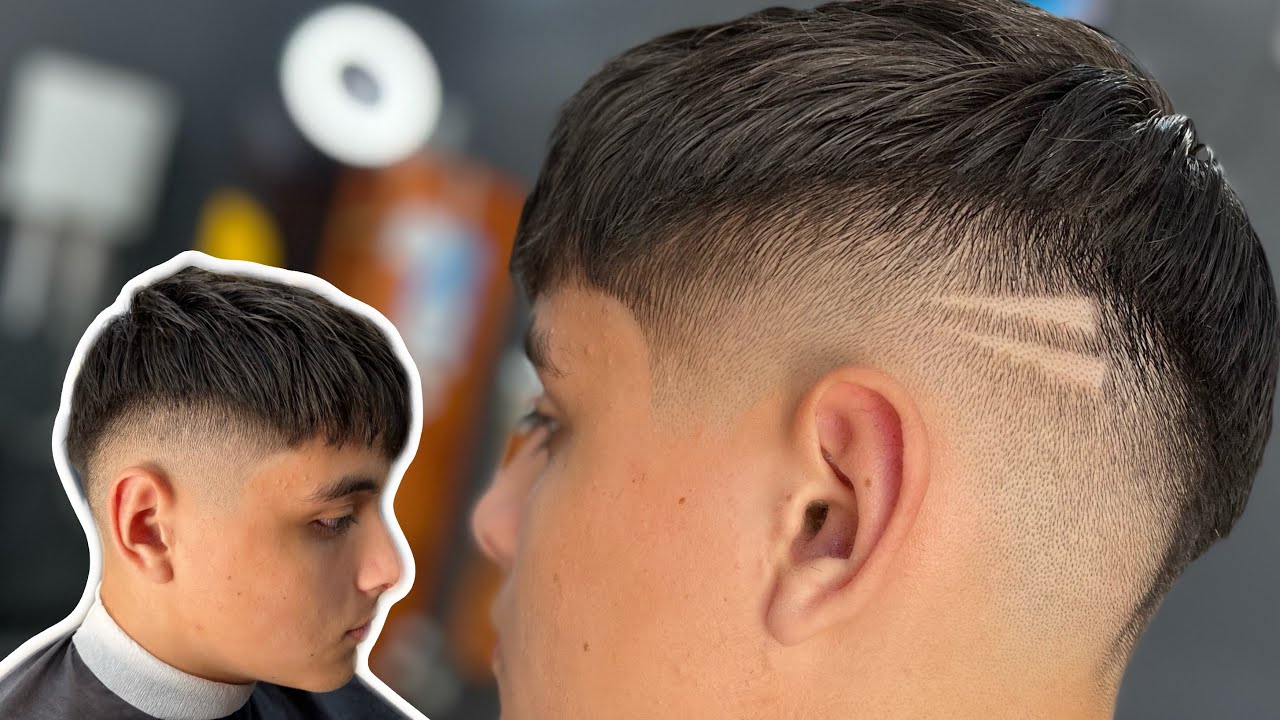 DEGRADE en v PASO a PASO (corte en v) - YouTube