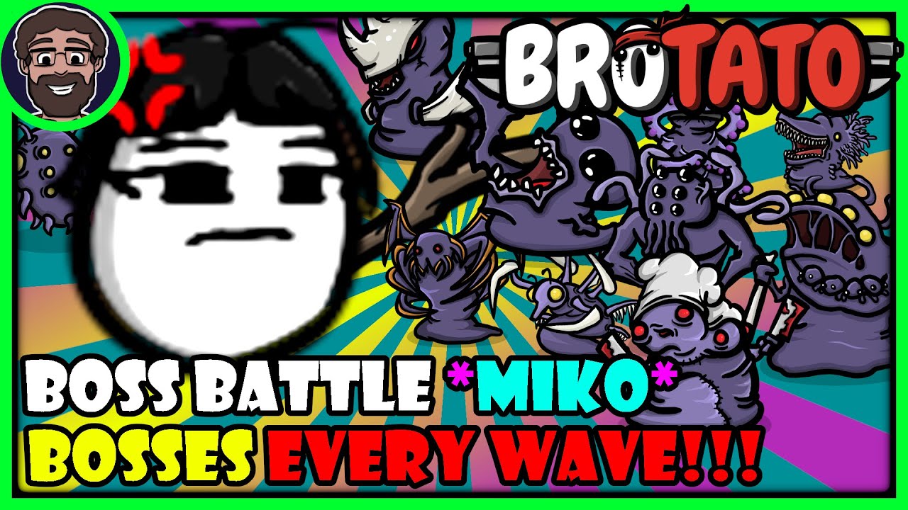 BOSSES Spawn Every WAVE!! Absolute MADNESS!!! | Brotato: Modded - YouTube