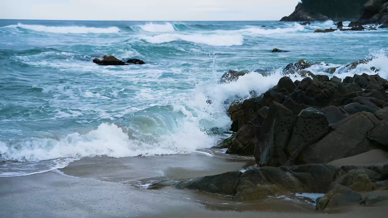 The Most Relaxing Waves Ever - Ocean Sounds to Sleep, meditation, Study ...