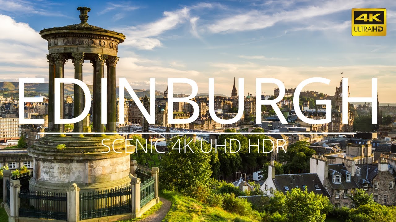 Edinburgh, Scotland 4k drone view | Capital of Scotland | Edinburgh ...