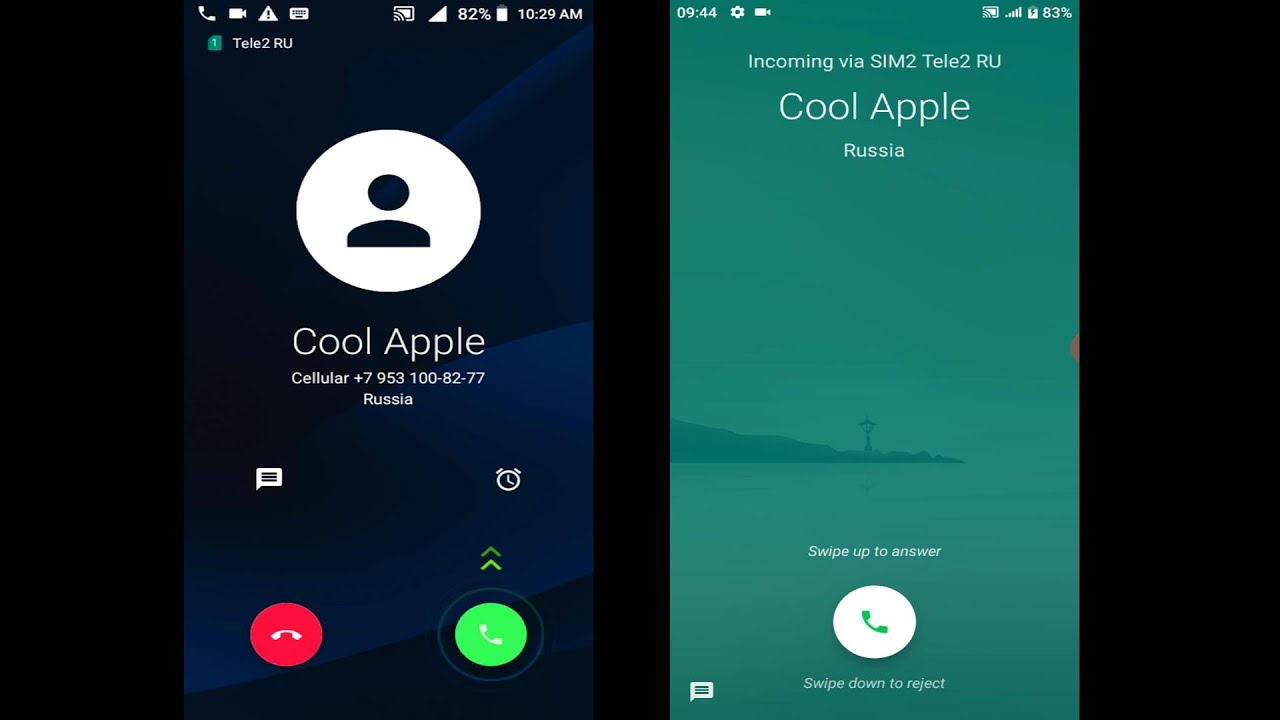 Alcatel incoming calls / screen recording - YouTube