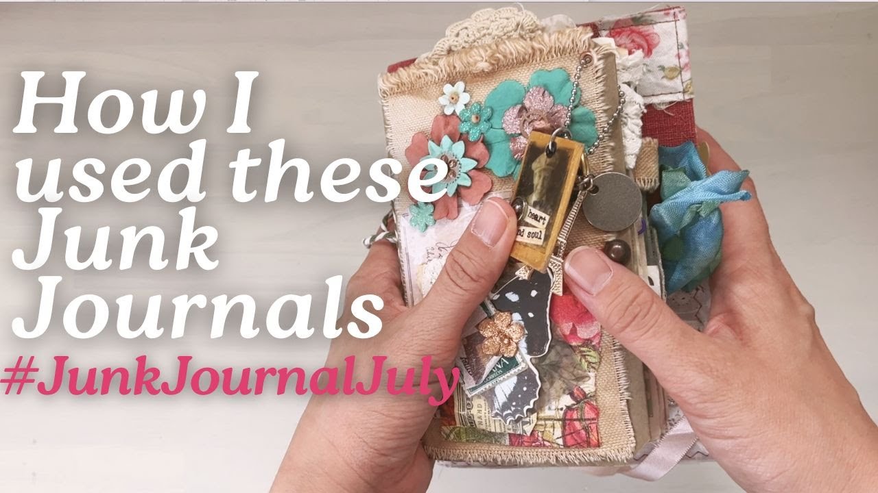 Junk Journal Share - How I Use Junk Journals #junkjournaljuly2024 - YouTube