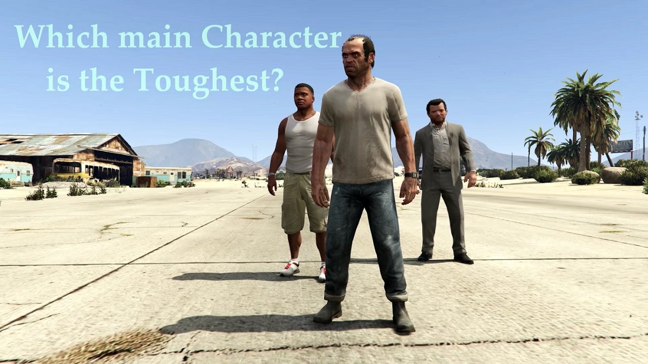 The strongest GTA V character - YouTube