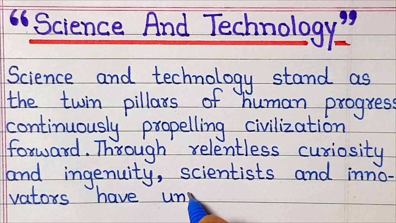 Essay On Science And Technology | Paragraph On Science And Technology ...