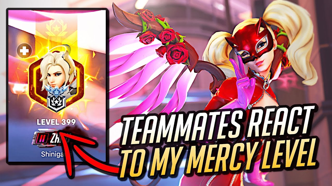 Teammates React To My Mercy Level ️ - Overwatch 2 - YouTube