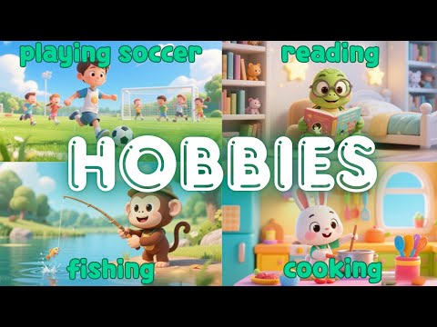 Hobbies and Interest | What do you like doing? - Hobbies Vocabulary for Kids