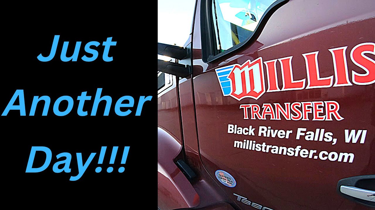 Just another day trucking with Millis Transfer - YouTube