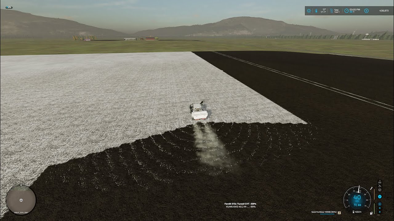 FS 22 My Lands Ep 4, just how big is the grass field? - YouTube