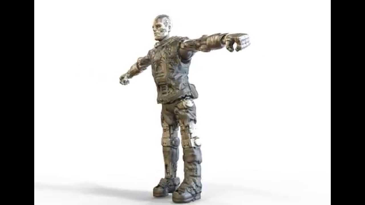 Terminator Toy 3D Scan - YouTube