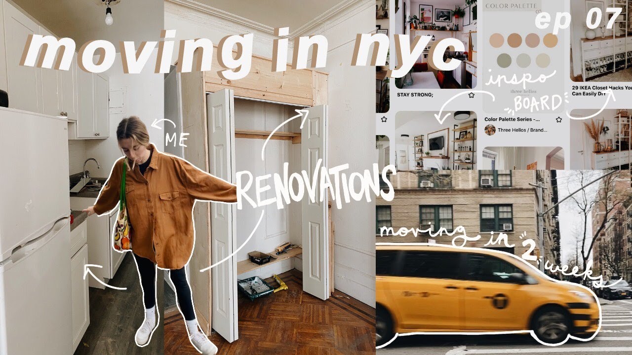 moving in nyc 07. renovated apartment tour, planning my apartment ...