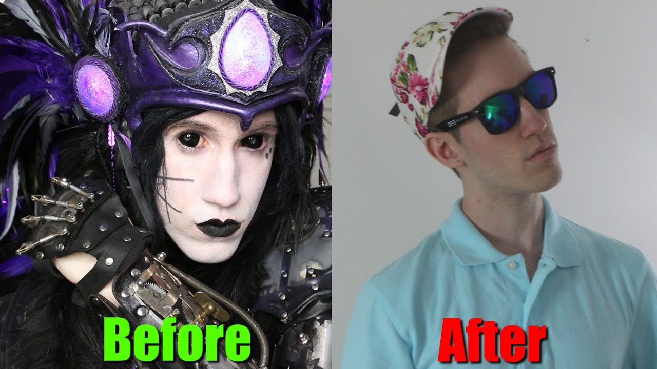 Goth to Preppy (TRANSFORMATION) - YouTube