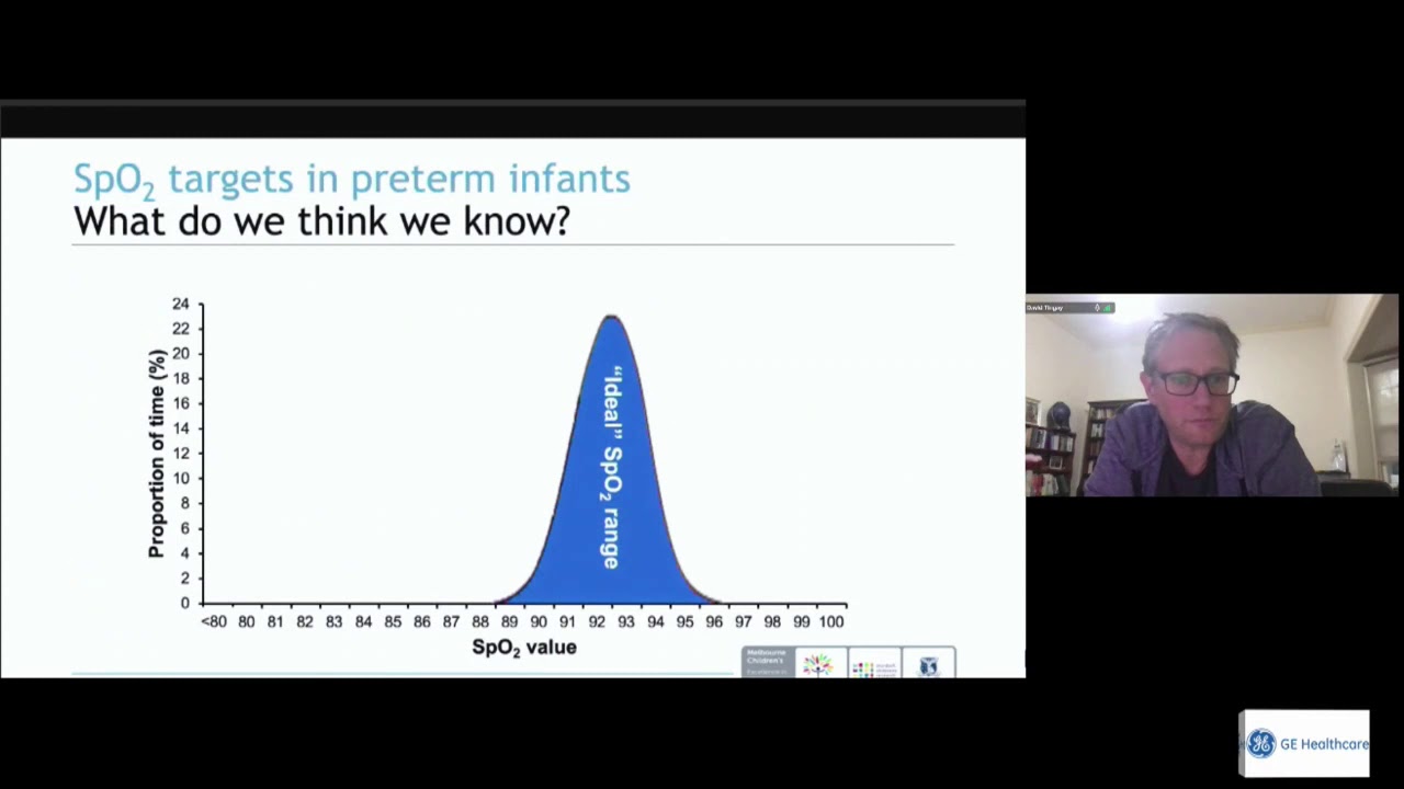 GE Webinar: HFO & Oxygenie by Dr David Tingay - YouTube