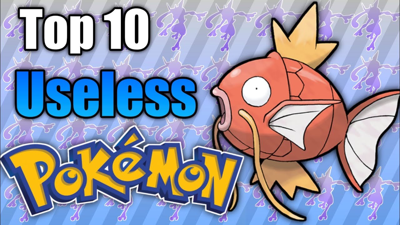 Top 10 Useless Pokemon - YouTube