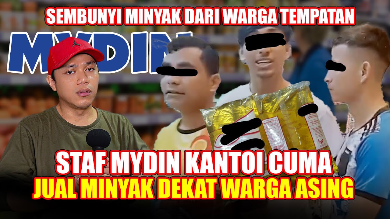 STAFF MYDIN SIMPAN STOK MINYAK MASAK - YouTube