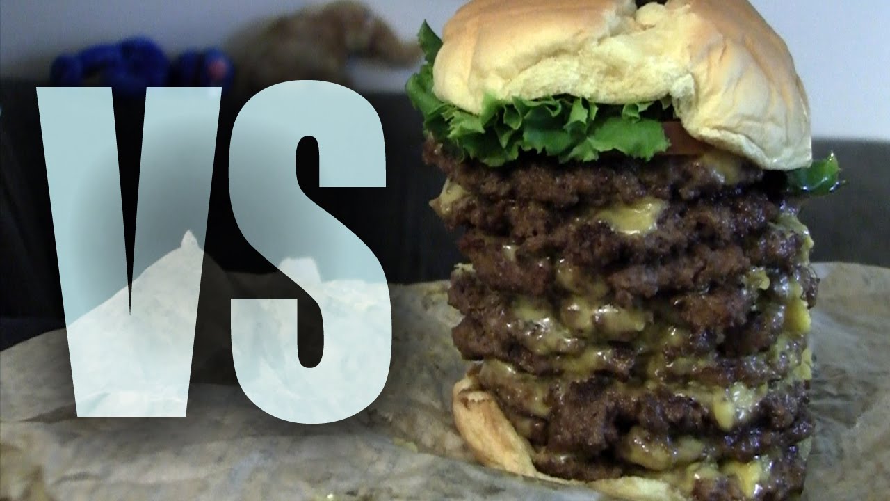 Wayback Burgers Triple Triple Challenge - YouTube