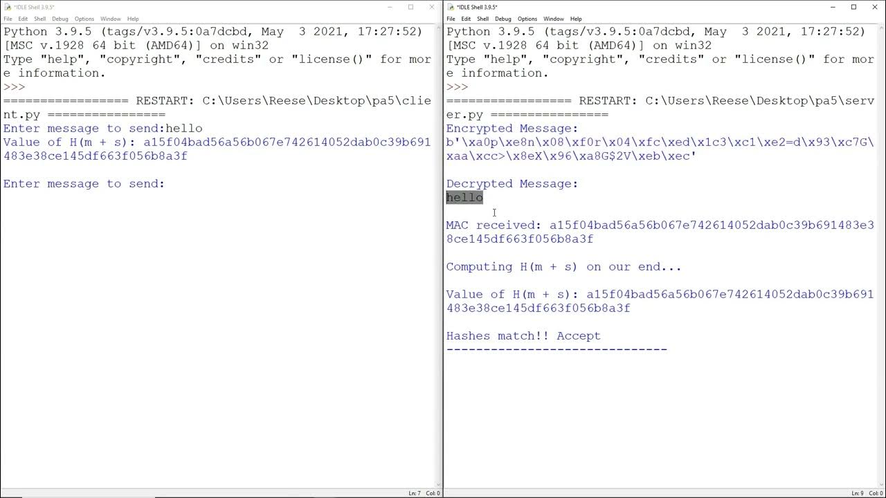 CSCI 466- PA4 Sample Output - YouTube
