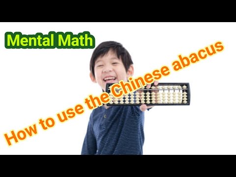 Using the Chinese abacus in adding and subtracting ones - YouTube