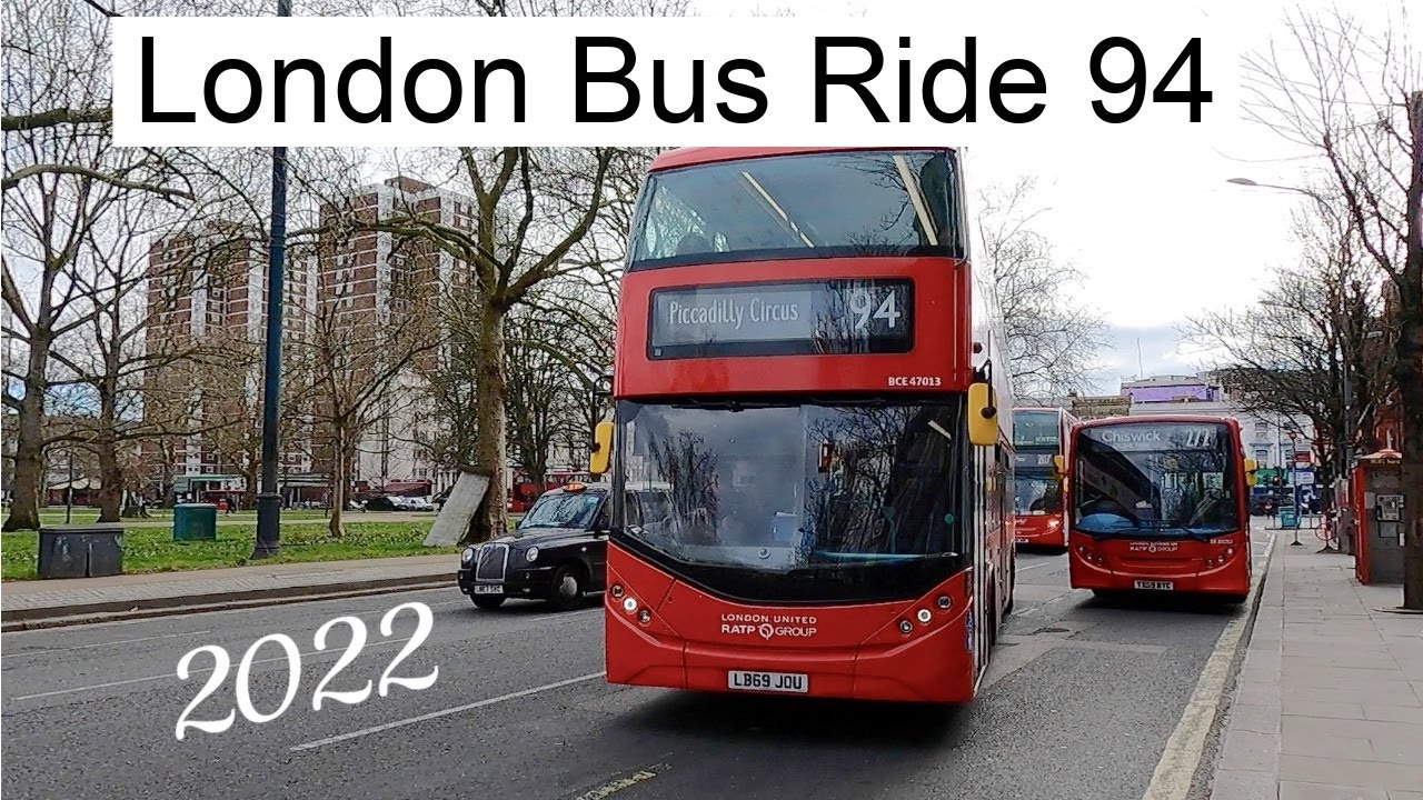 London Bus Ride 🚌 Route 94 - Shepherds Bush to Piccadilly (Part Journey ...