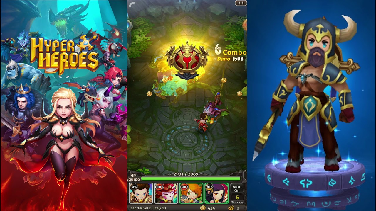 GUÍA HYPER HÉROES Android Gameplay Capitulo 1 ELITE - YouTube