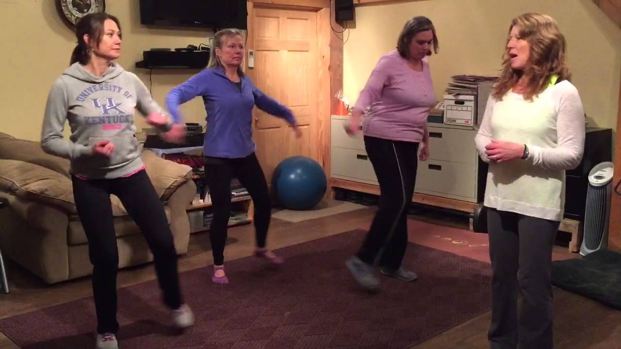 50: Cardio Toe Taps to Side - YouTube