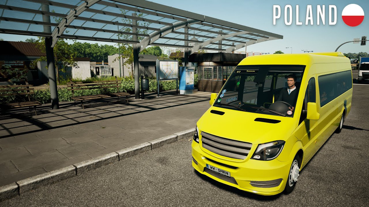 Fernbus Simulator | DLC POLAND | Mercedes-Benz SPRINTER | GAMEPLAY ...