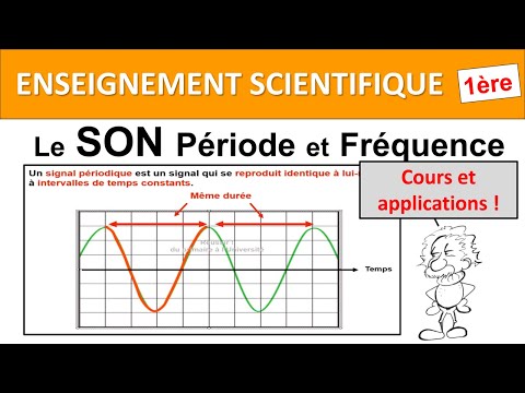 Fréquence et période d'un son Première Enseignement Scientifique son phénomène vibratoire partie ...