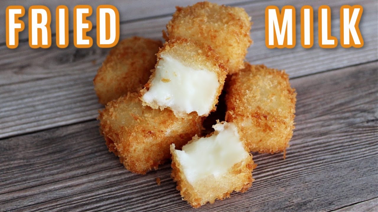 Melt in Your Mouth Fried Milk - YouTube