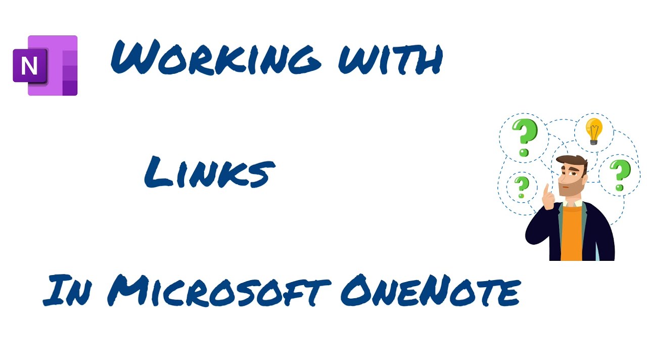 Working with links in Microsoft OneNote - YouTube