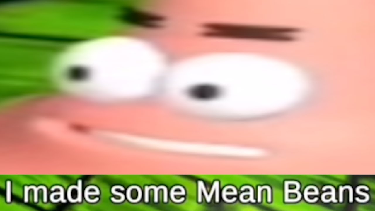 Patrick's Mean Bean Machine (AI Sponge Rehydrated Clip) - YouTube