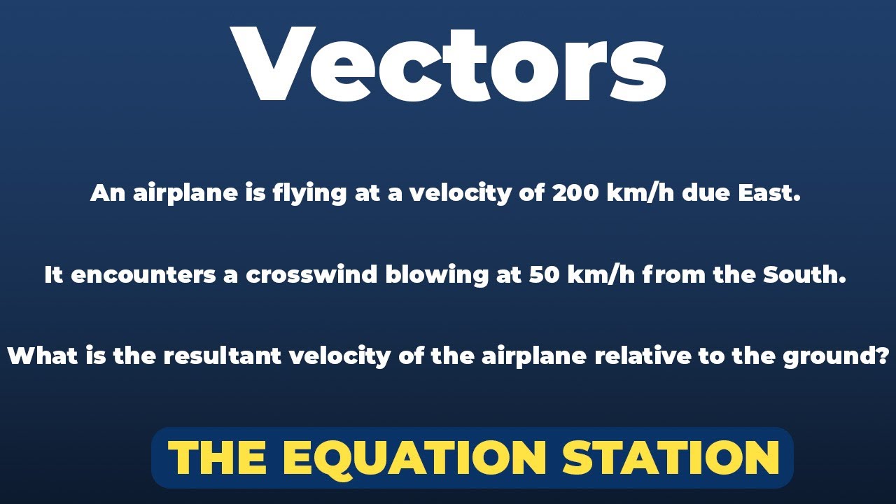 Resultant Velocity of an Airplane with a Crosswind | Physics Practice ...