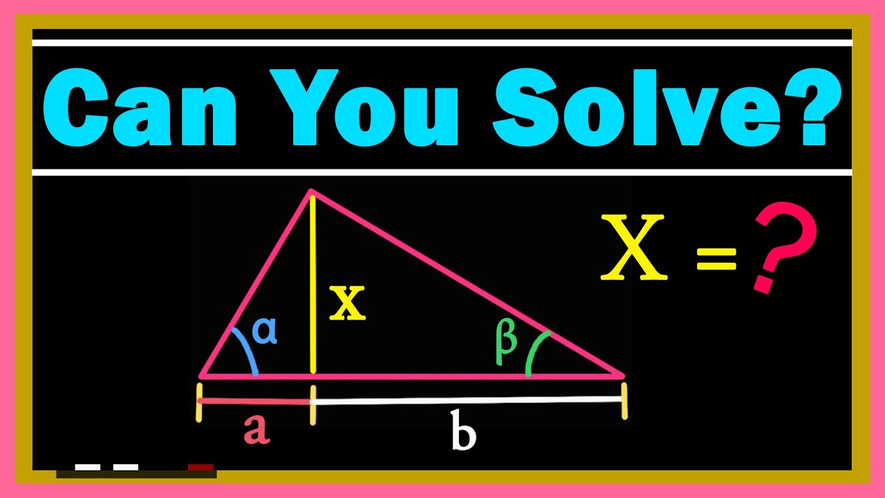 Try to Solve this Trigonometry Problem!!! - YouTube