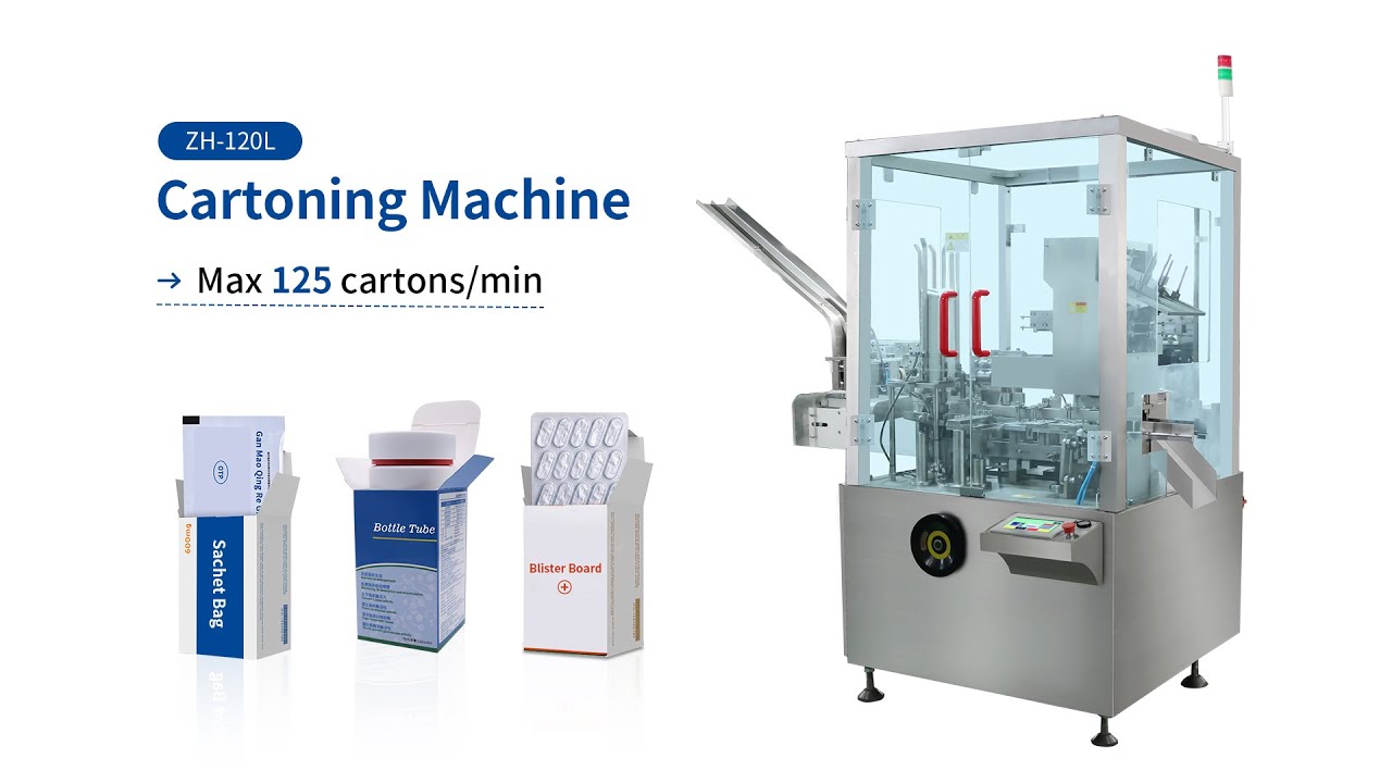 Automatic Sachet Cartoning Machine - YouTube