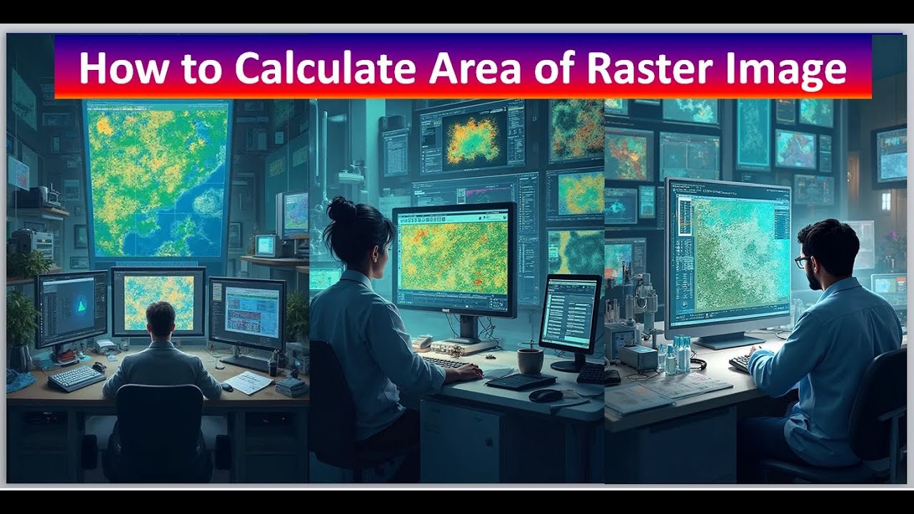 How To Calculate Area of Raster Image: Land Use Land Cover Area ...
