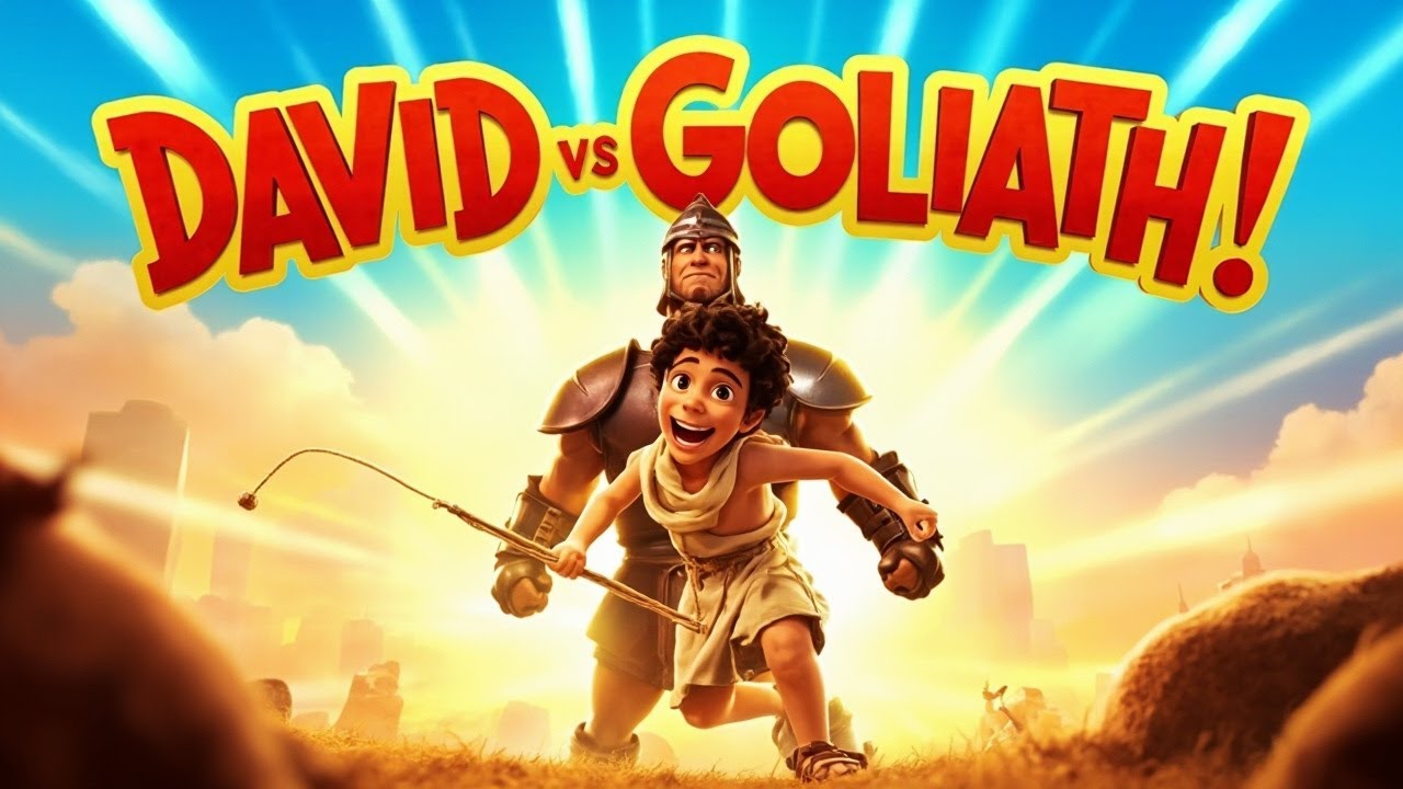 David and Goliath: God’s Brave Hero! | Animated Bible Story for Kids ...