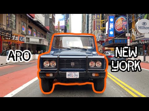 ARO ON THE STREETS OF NEW YORK! Mașina romanesca, pe străzile din New York !