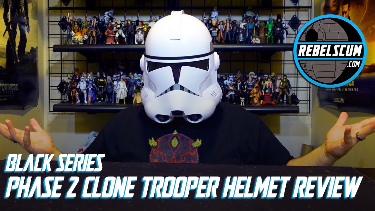 Star Wars Black Series Phase II Clone Trooper Helmet Review - YouTube